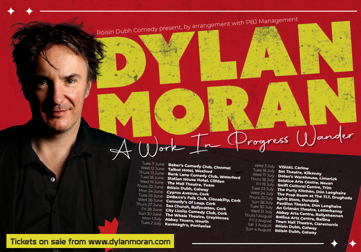 A Work In Progress Wander - Irish Tour 2024 - Dylan Moran